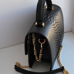 Genuine Python Skin Classy Woman Bag | Designer Leather Bag | Woman ...
