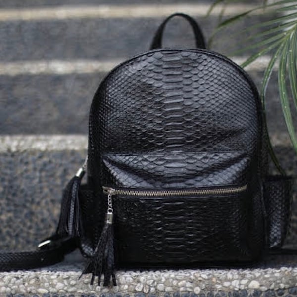 Leather Backpack - Etsy