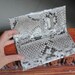 Genuine Python Skin Flat Unisex Gray Uncolored Wallet / Small - Etsy