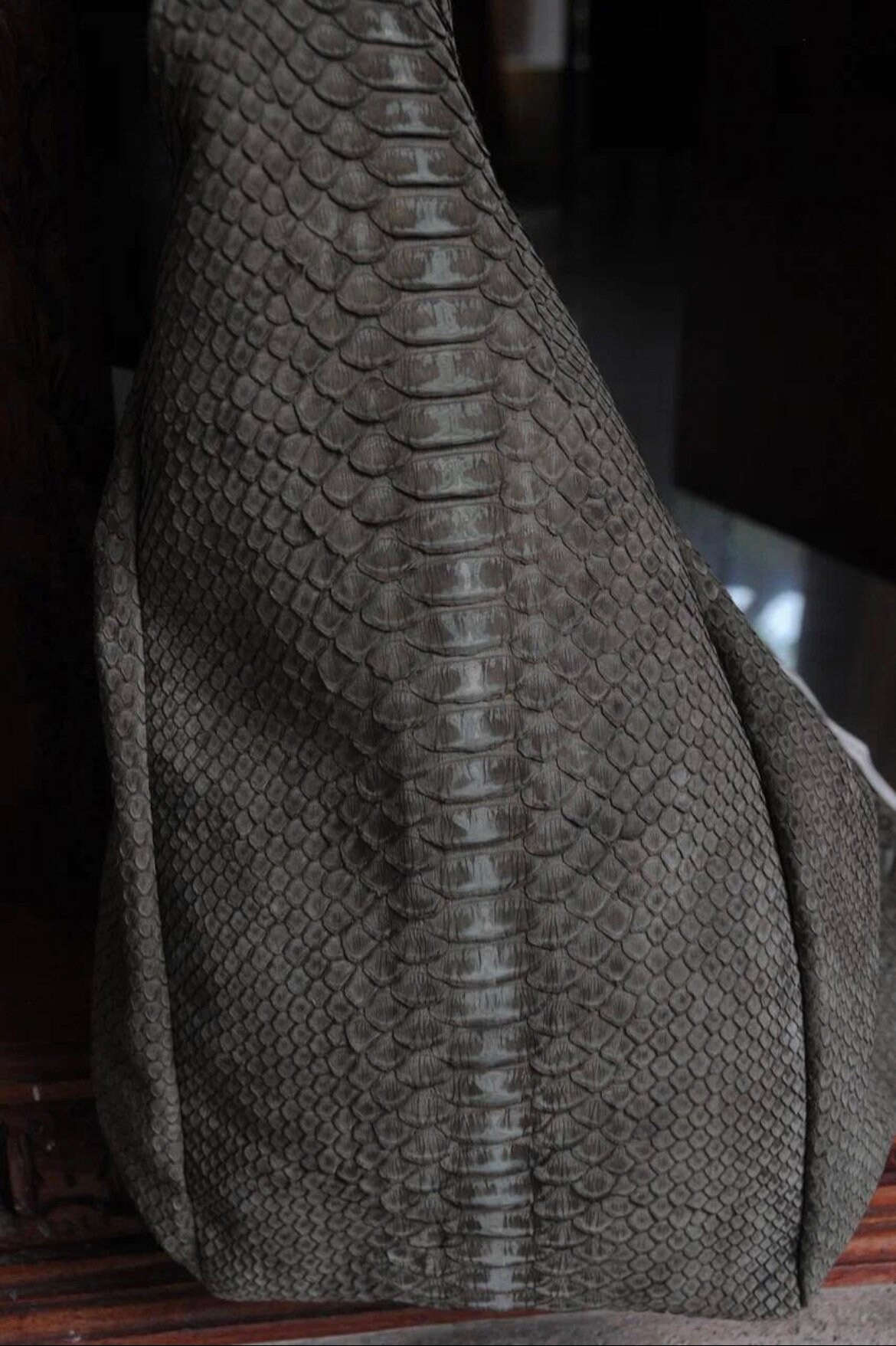 Big Soft Hobo Classy Sport Woman Bag Purse Genuine Python - Etsy