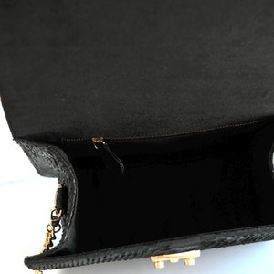 Genuine Python Skin Classy Woman Bag | Designer Leather Bag | Woman ...