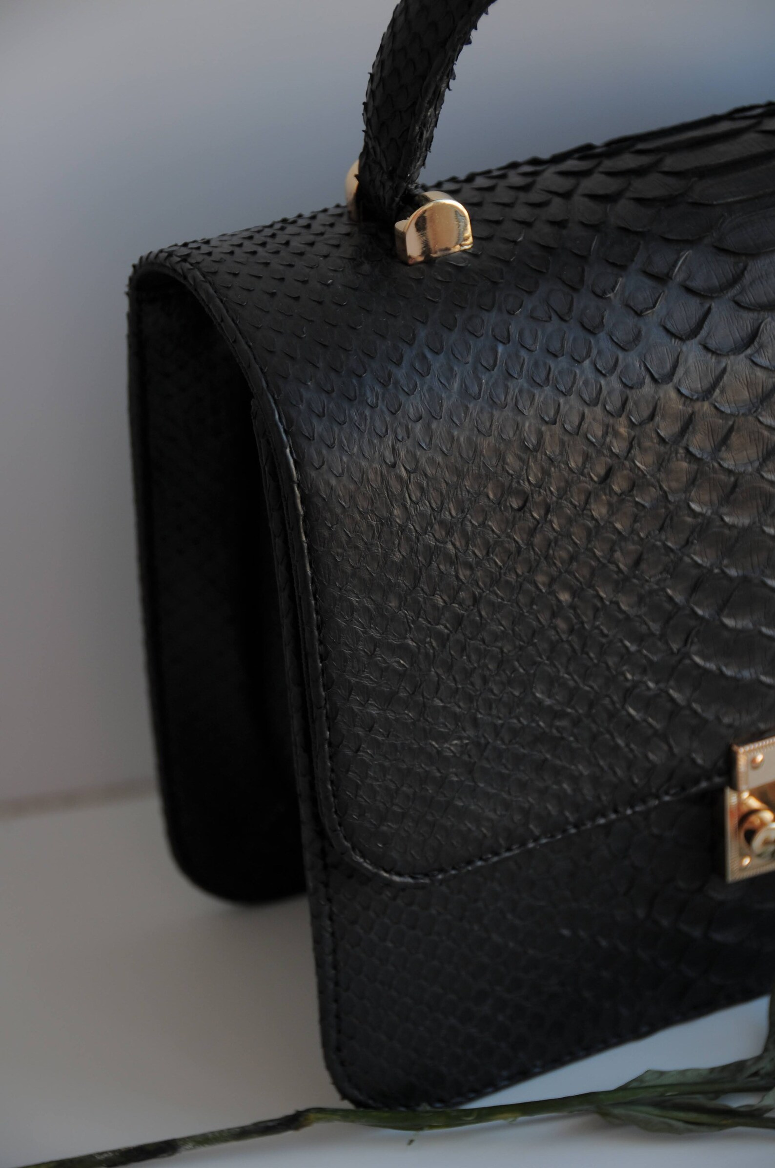 Genuine Python Skin Classy Woman Bag | Designer Leather Bag | Woman ...