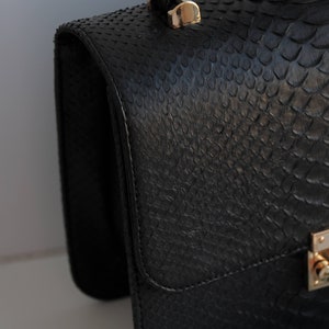 Genuine Python Skin Classy Woman Bag | Designer Leather Bag | Woman ...