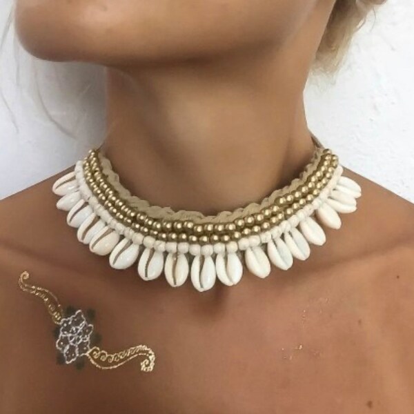 Shell Choker - Etsy