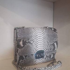 Genuine Python Skin Classy Woman Bag | Designer Leather Bag | Exotic ...