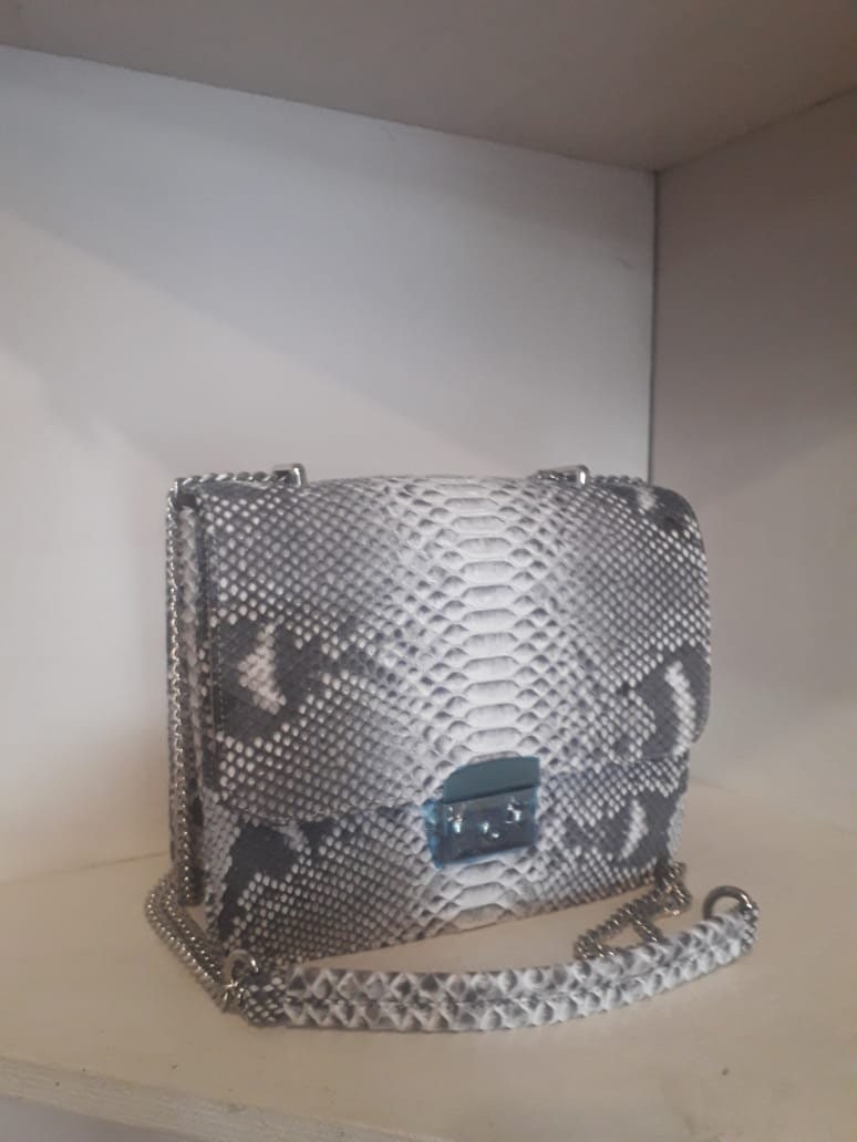 Genuine Python Skin Classy Woman Bag Designer Leather Bag - Etsy