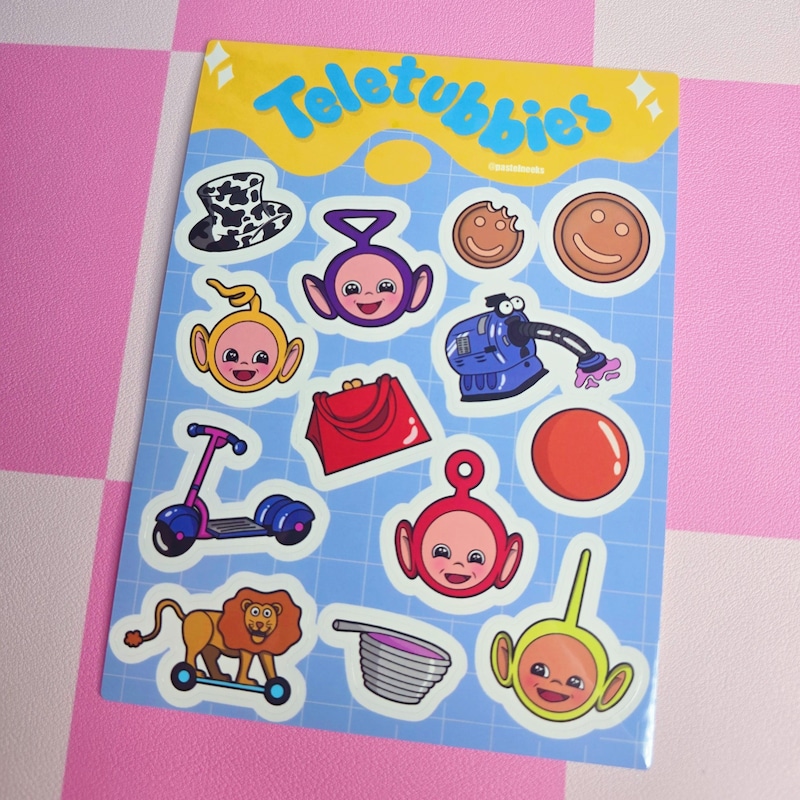 Stickers of Teletubbies - Etsy UK