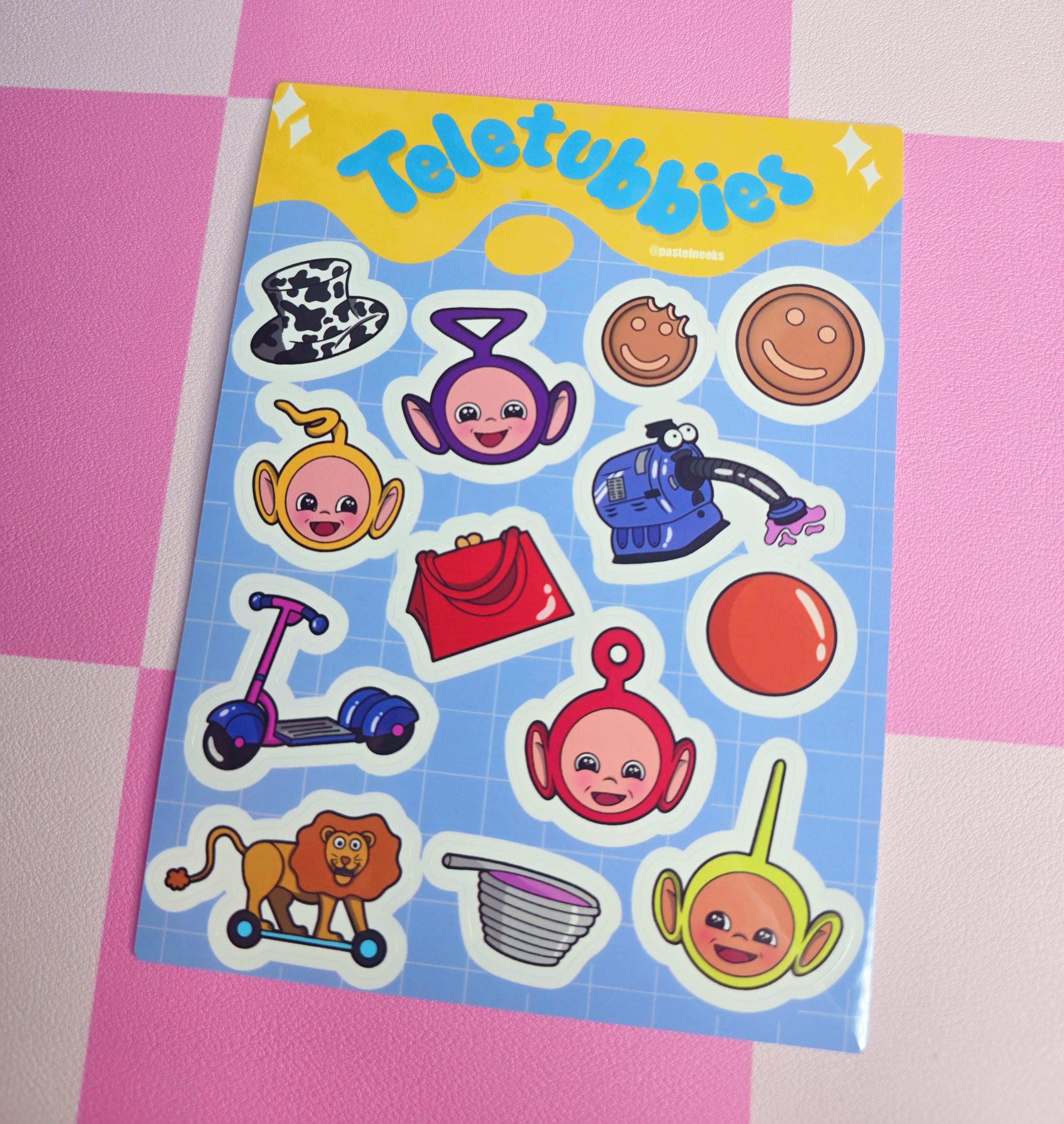 Nostalgic Teletubbies Sticker Sheet - Etsy