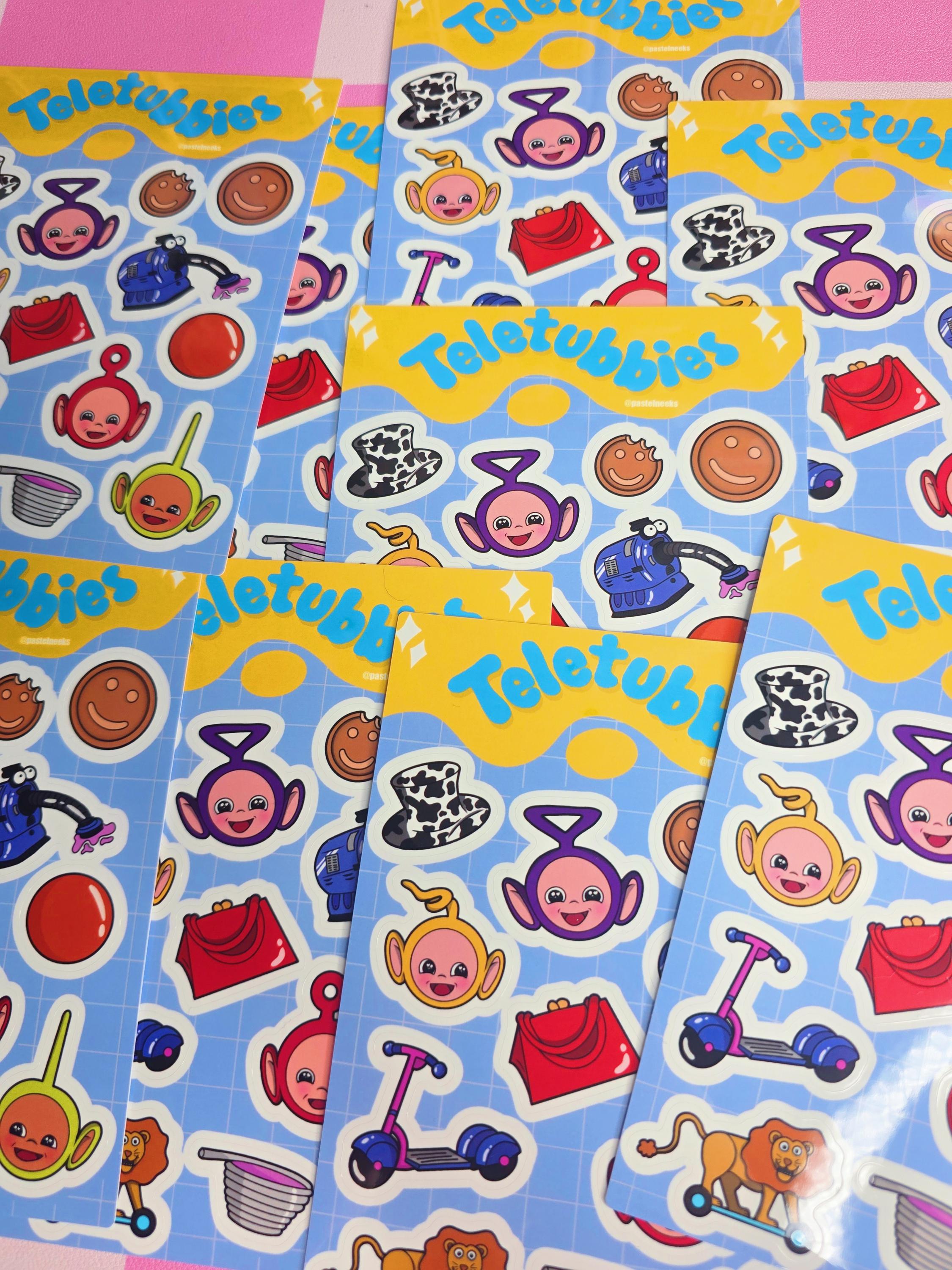 Nostalgic Teletubbies Sticker Sheet - Etsy