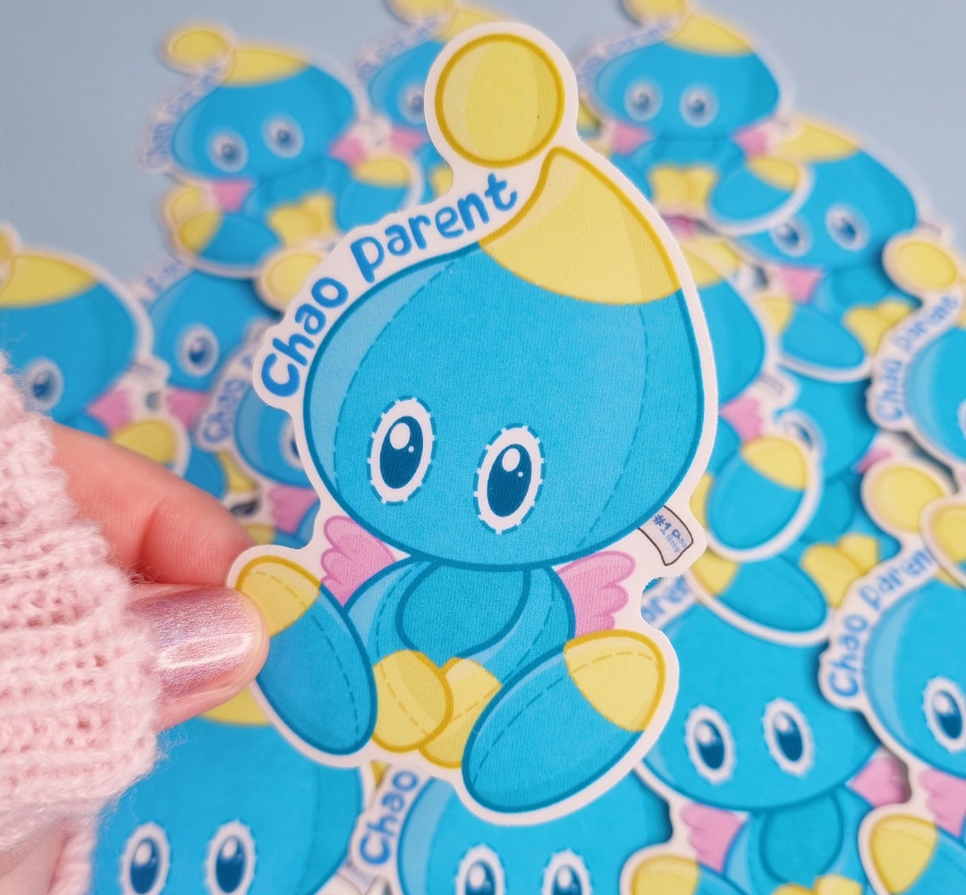 Transparent Chao Parent Sticker - Etsy