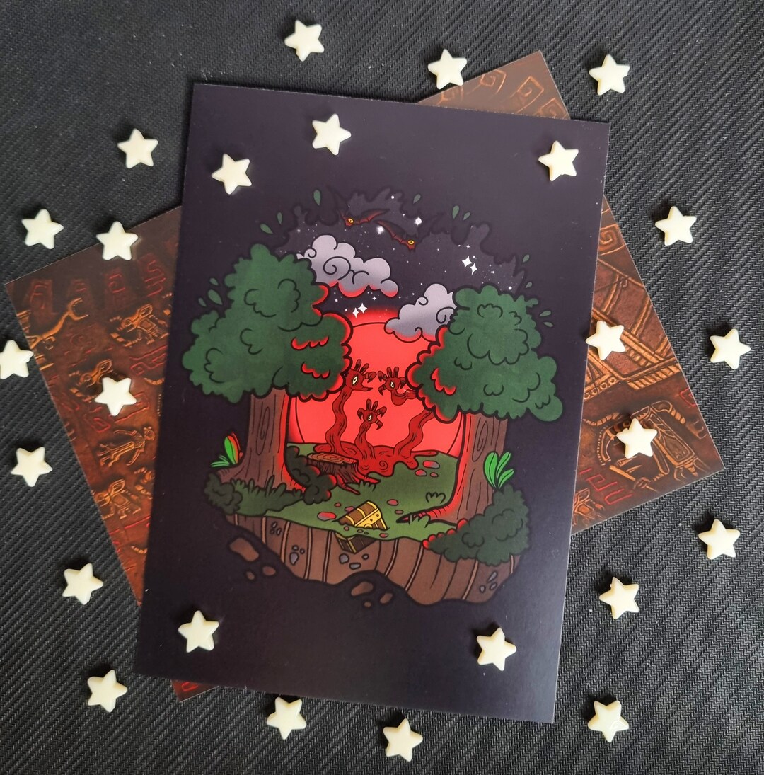 A5 Zelda, Gloom Hands, Red Moon Print - Etsy