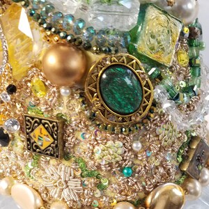 Green Jeweled Tree, Christmas Tree, Decorative Holiday Tree, Bejeweled ...