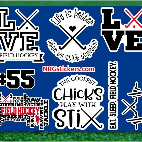 Field Hockey Decal - Etsy