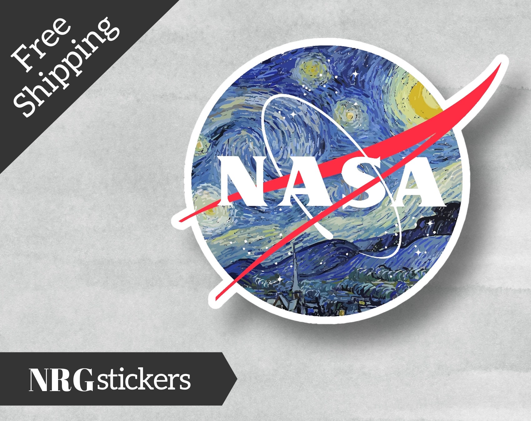 NASA Detailed Earth Vinyl Sticker NASA Sticker NASA | Etsy