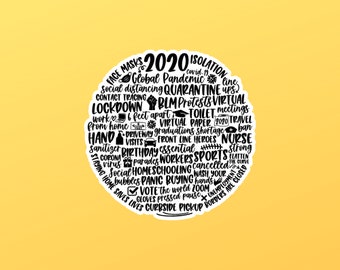 Funny 2020 Sticker | Etsy