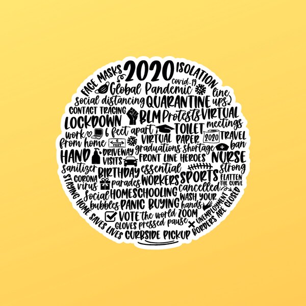 Funny 2020 Sticker - Etsy