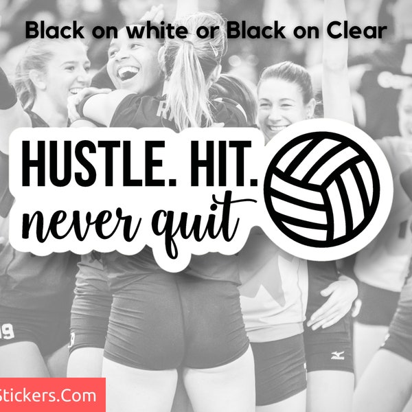 Volleyball Stickers - Etsy