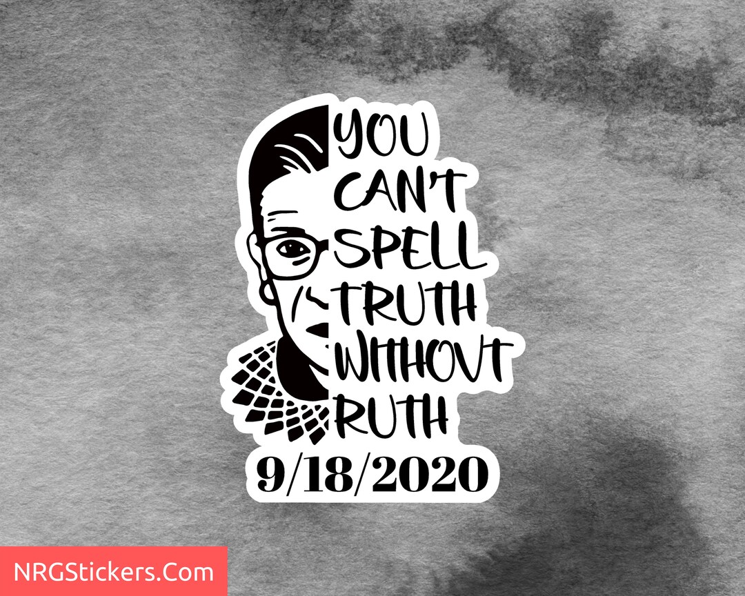 RBG Be Notorious Vinyl Sticker Ruth Bader Ginsburg Laptop Sticker Vinyl ...