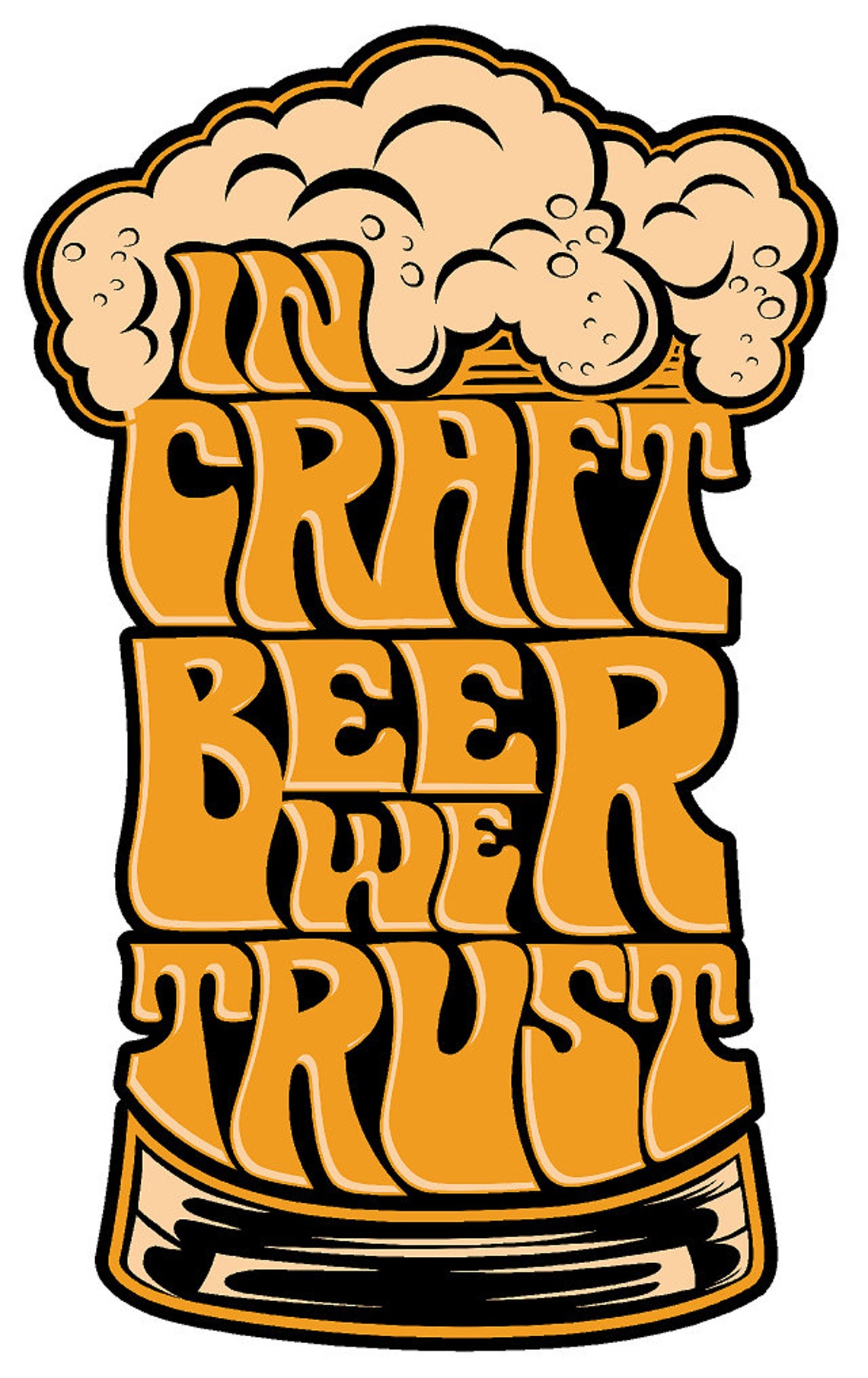 Craft Beer Vinyl Sticker Beer Lover T Craft Beer Etsy