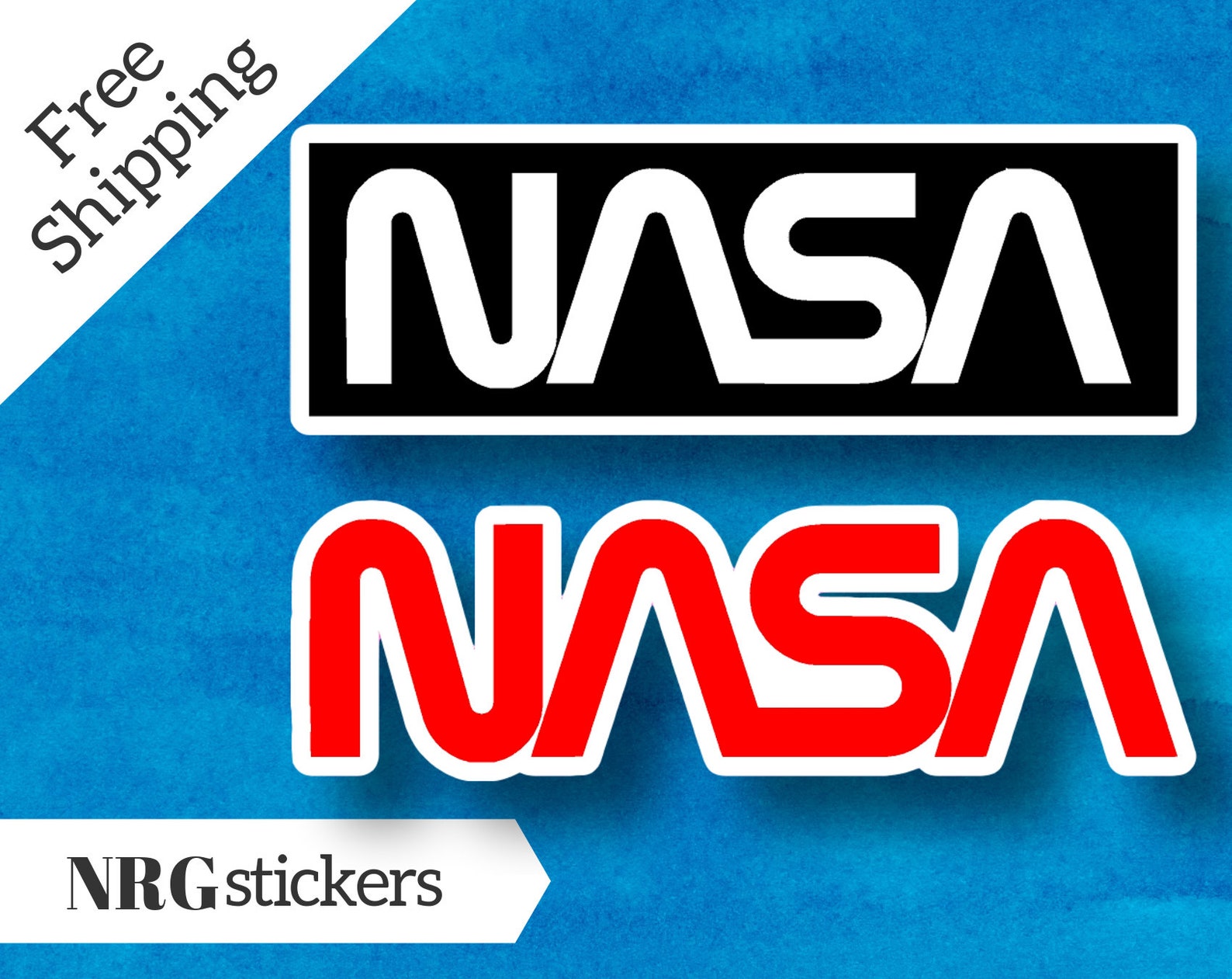 NASA Vinyl Sticker NASA Sticker NASA Laptop Sticker - Etsy