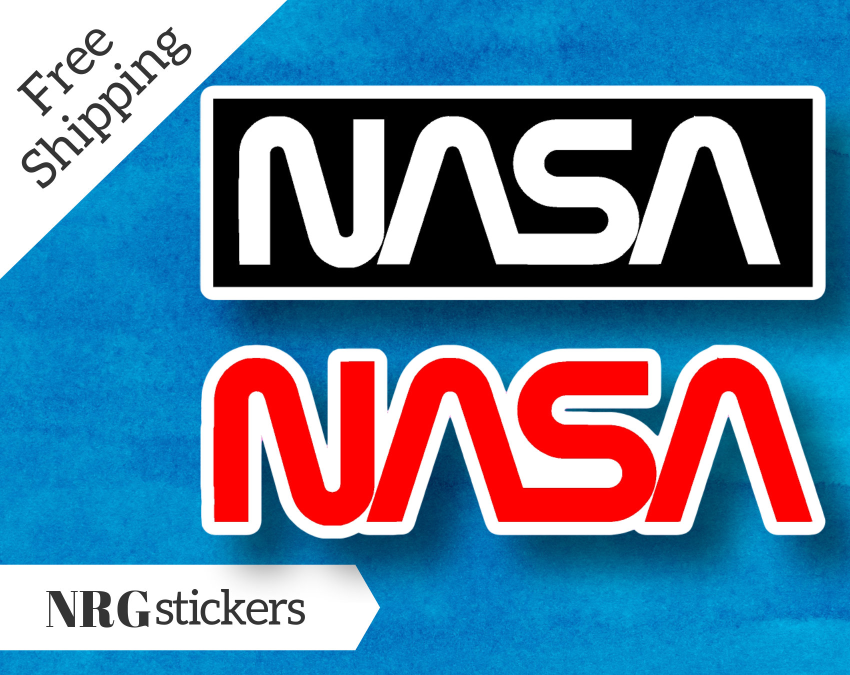 NASA Vinyl Sticker NASA Sticker NASA Laptop Sticker | Etsy