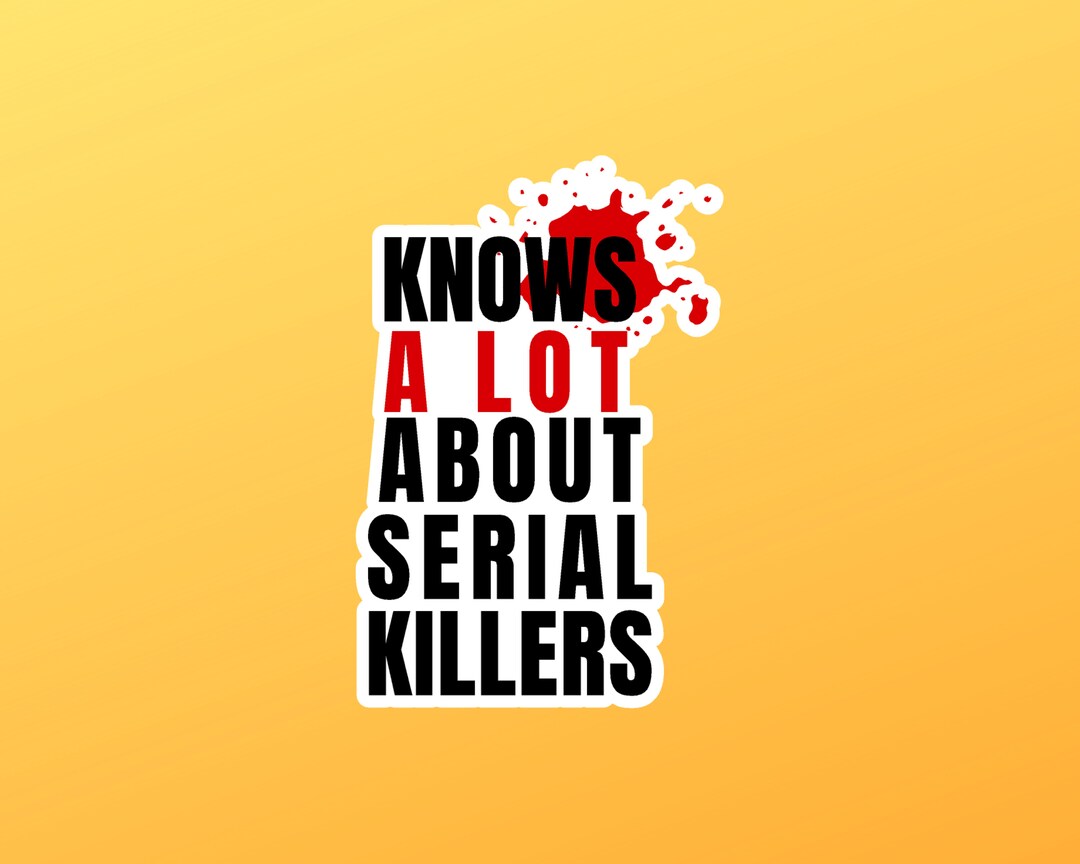 True Crime Vinyl Sticker, True Crime Stickers, Crime Junkie, SSDGM ...