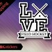 Field Hockey Vinyl Sticker Field Hockey Sticker Field Hockey Sport ...