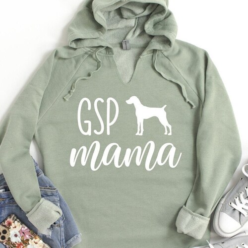 German Shorthair Pointer Mama Hoodies GSP Mom Hoodies German - Etsy