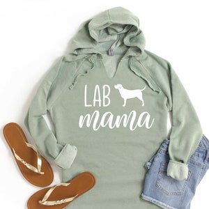 Lab Mama Hoodies, Labrador Dog Mom Hoodie, Lab Dog Gift, Fur Mama ...