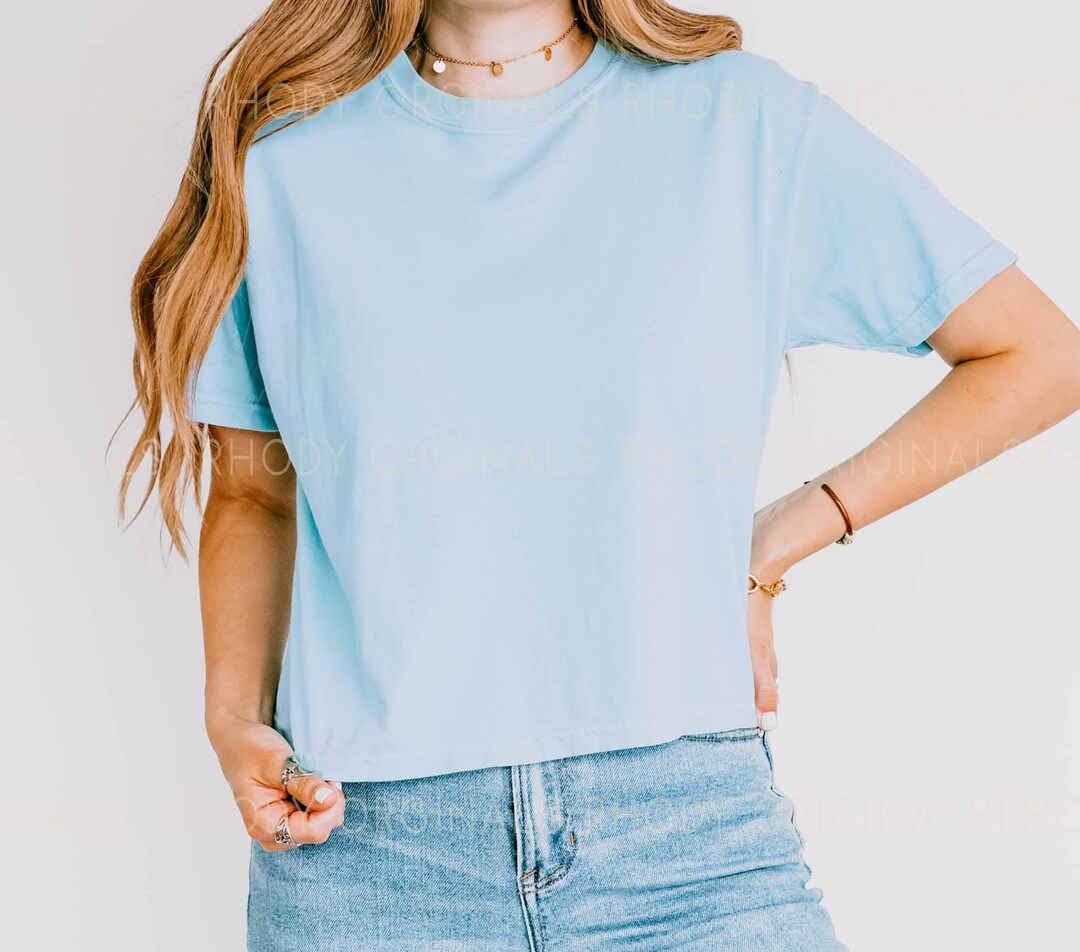 Comfort Colors Cropped Tshirt, Boxy Crop Shirt, Soft Women's Oversized ...
