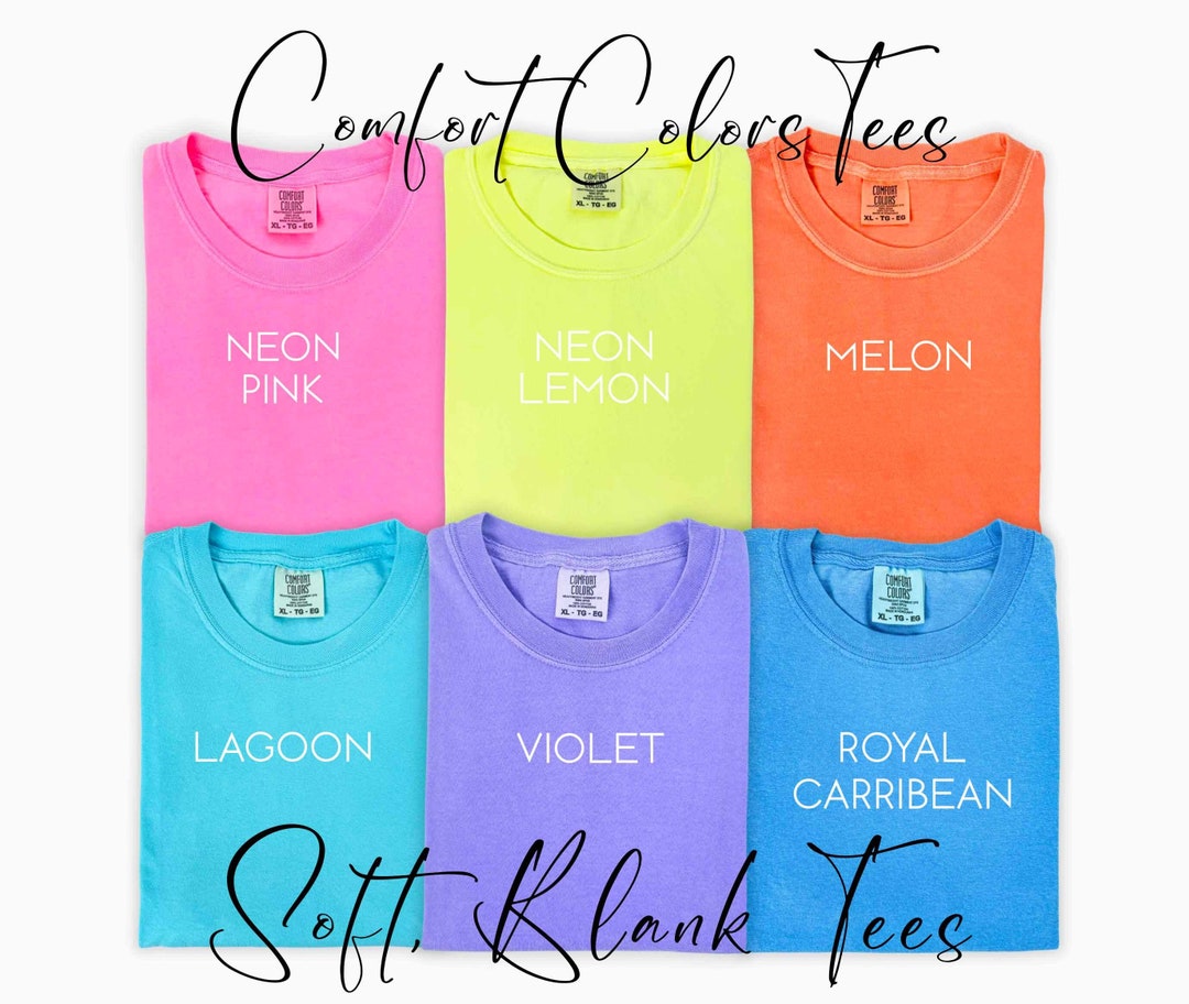 Comfort Colors Tees, Neon Comfort Colors Tshirt, Soft Cozy Tees ...