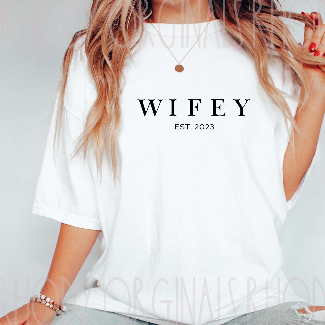 Comfort Colors Wifey Shirt Wifey Established 2023 Shirt - Etsy