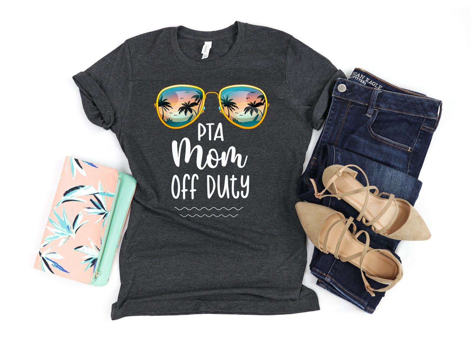 Funny PTA Mom off Duty Shirt, PTA Mom Gifts, PTA Mom Appreciation Tees ...