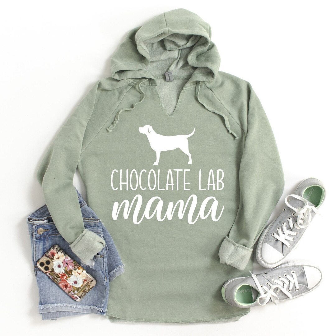 Chocolate Lab Mama Hoodies, Chocolate Labmom Hoodies, Chocolate Lab ...