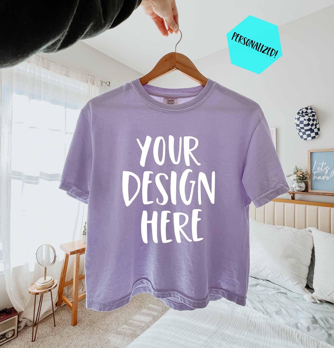 Comfort Colors Cropped Tees Personalized, Custom Comfort Colors Crop ...