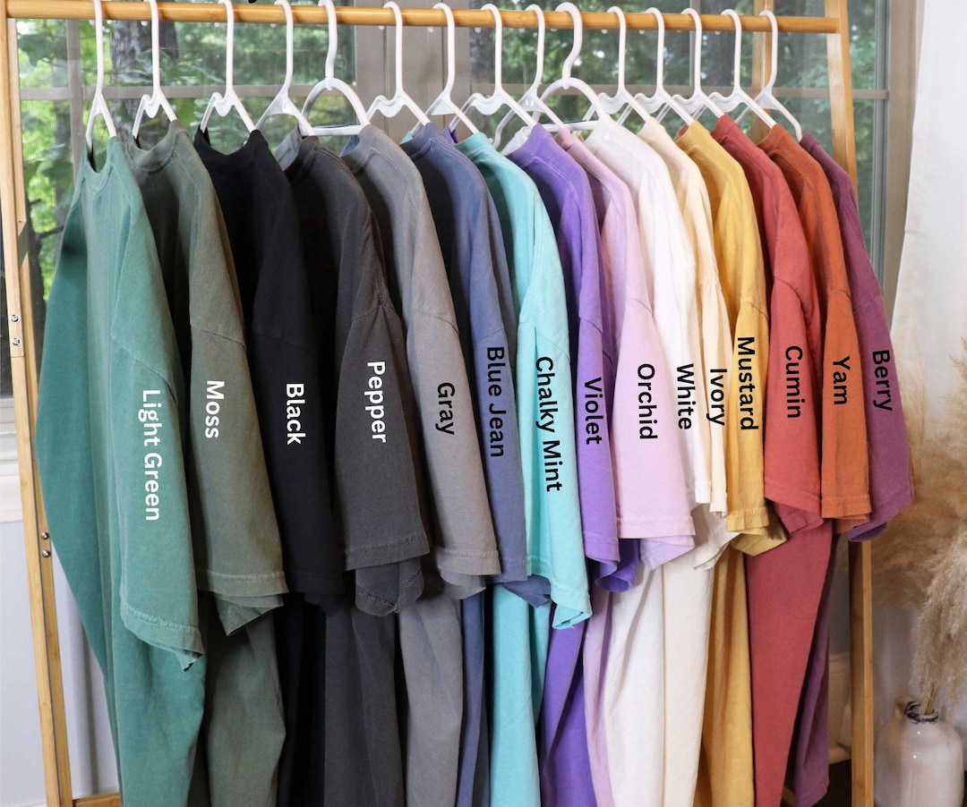 Comfort Colors Tees, Soft Cozy Tees in Flattering Shades, Comfort ...