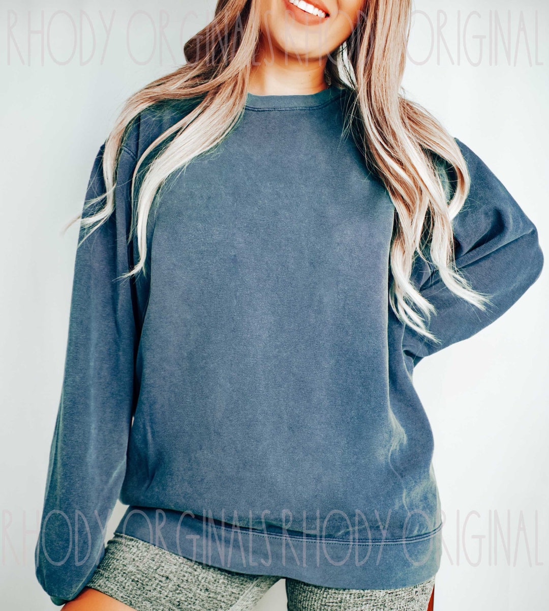 Comfort Colors Sweatshirt, Cozy Oversized Sweatshirt for Women, Comfort ...