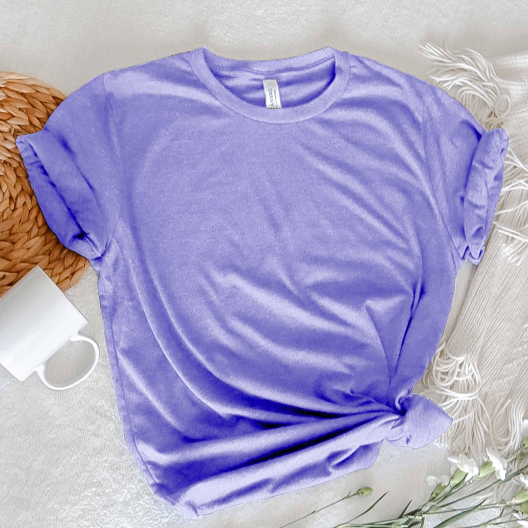 Bella Canvas Shirts, Purple Bella Tees, Bella Canvas Blank Shirts ...