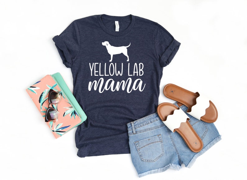Yellow Lab Mama Shirt Yellow Lab Mom Shirt Yellow Lab Gifts - Etsy