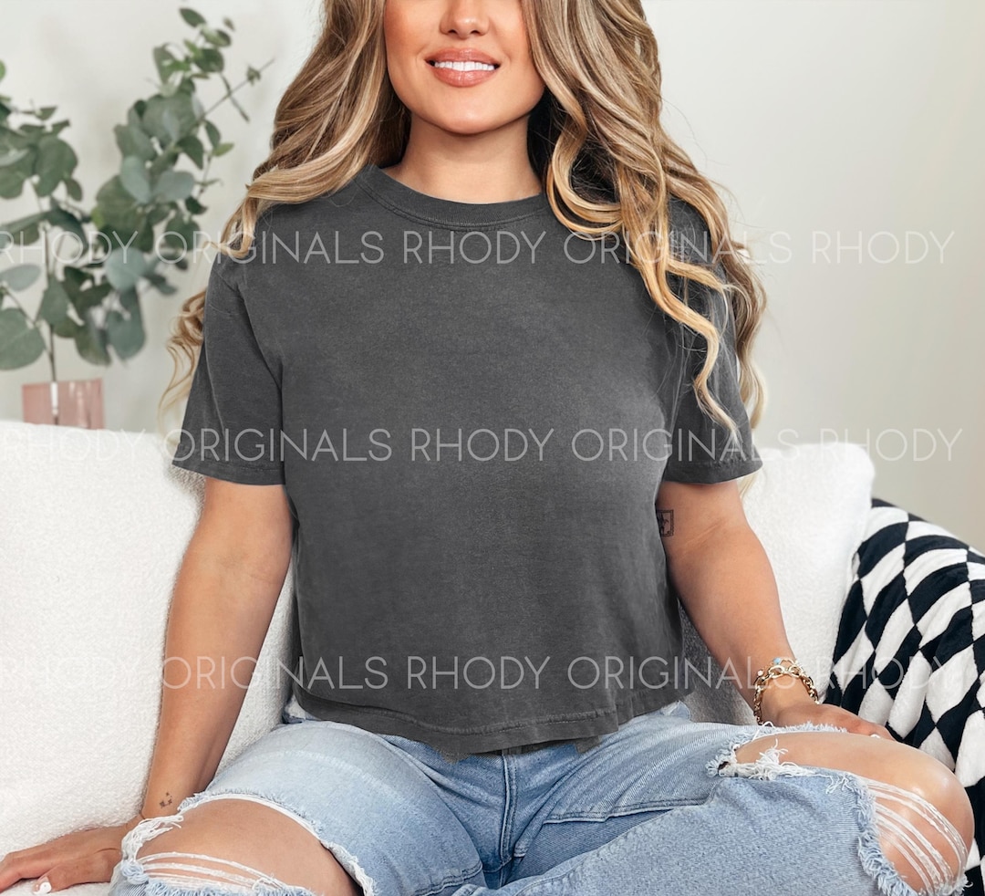 Comfort Colors Boxy Crop Tee, Boxy Crop Women's Shirt, Soft Women's ...