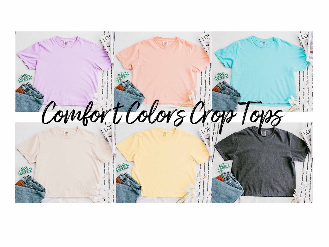 Comfort Colors Cropped Tee, Boxy Crop T-shirt Comfort Colors , Boxy ...