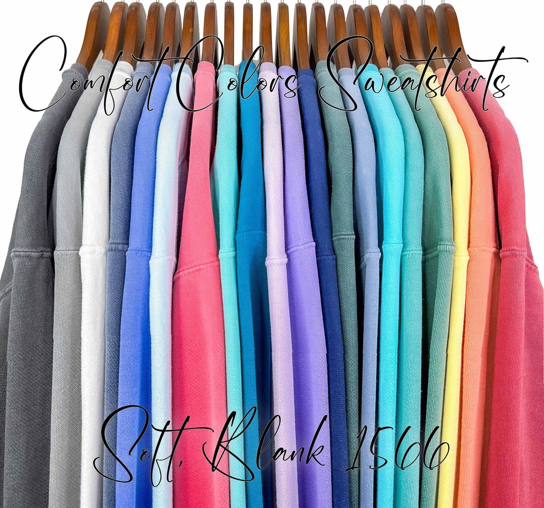 Comfort Colors Sweatshirts, Crewneck Comfort Colors Blank Sweatshirt ...