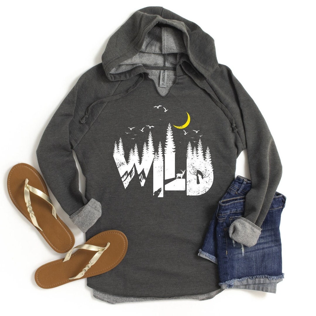 Wild Life Hoodies Adventure Hoodies Nature Lover Sweatshirt - Etsy