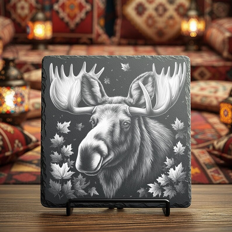 20 Detailed Moose Engraving PNG Pack Bundle Digital Download, Glowforge ...