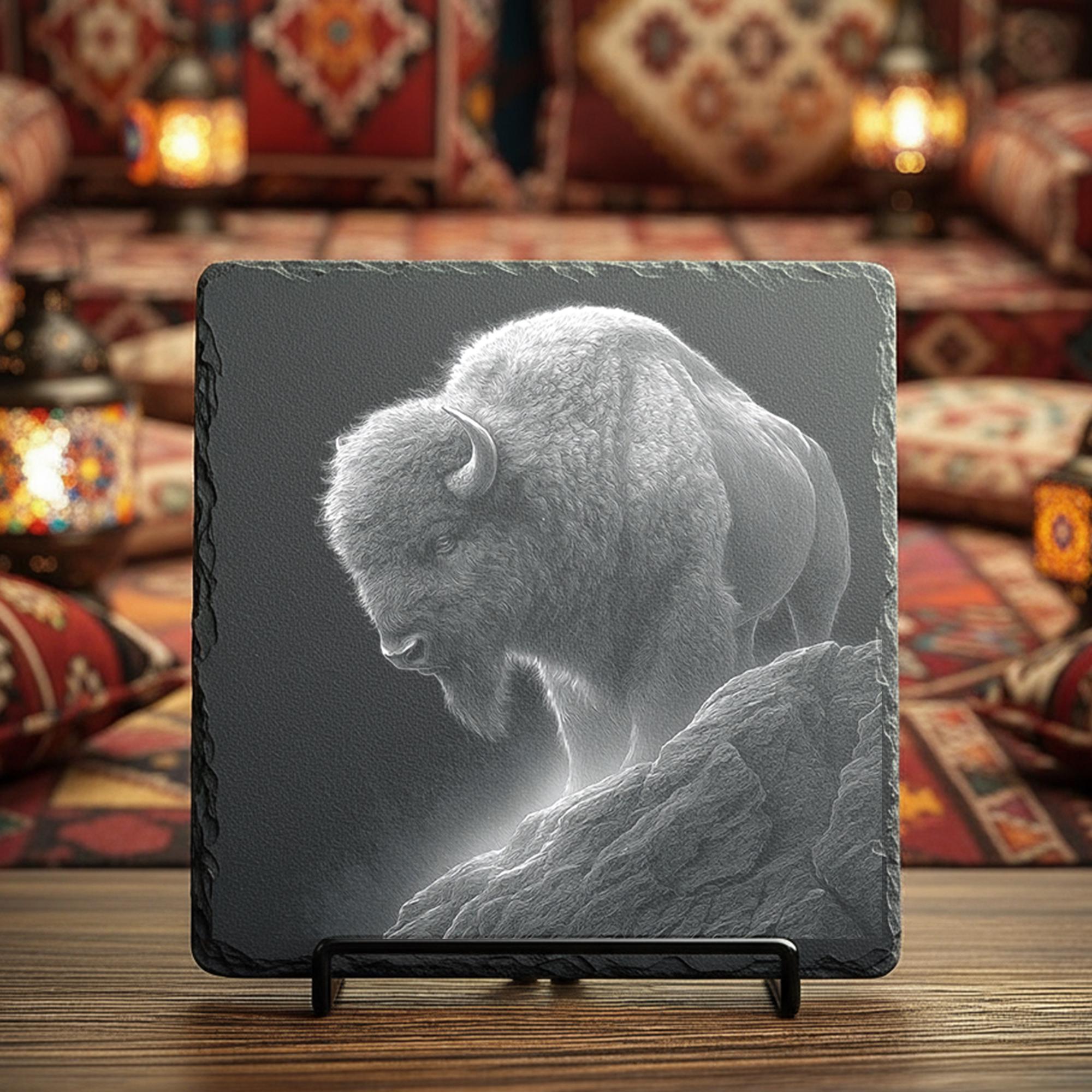 20 Majestic Bison Engraving Designs PNG Bundle | American Buffalo Laser ...
