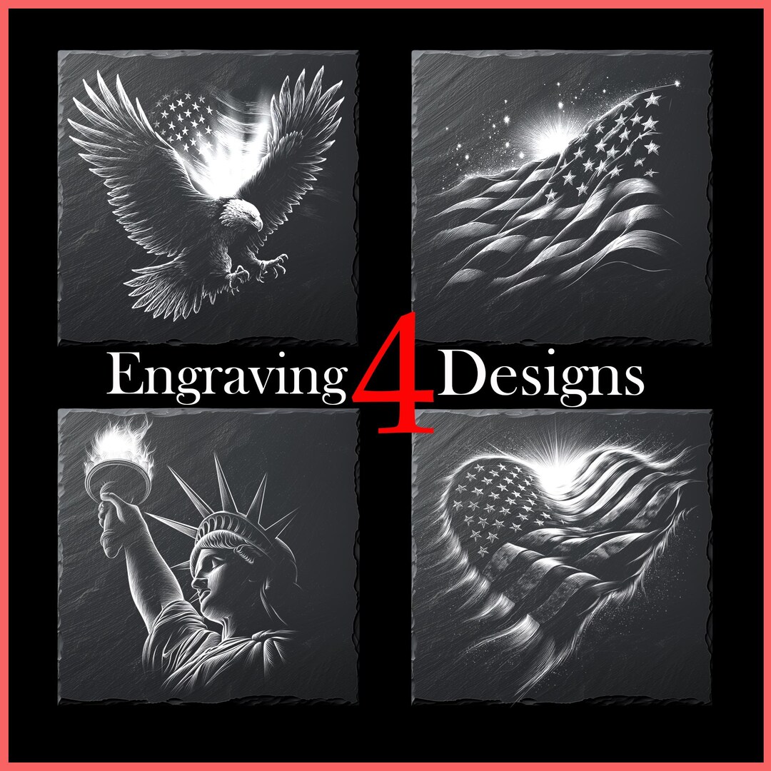 American Patriot Collection Eagle Flag Liberty Art Digital Download for ...