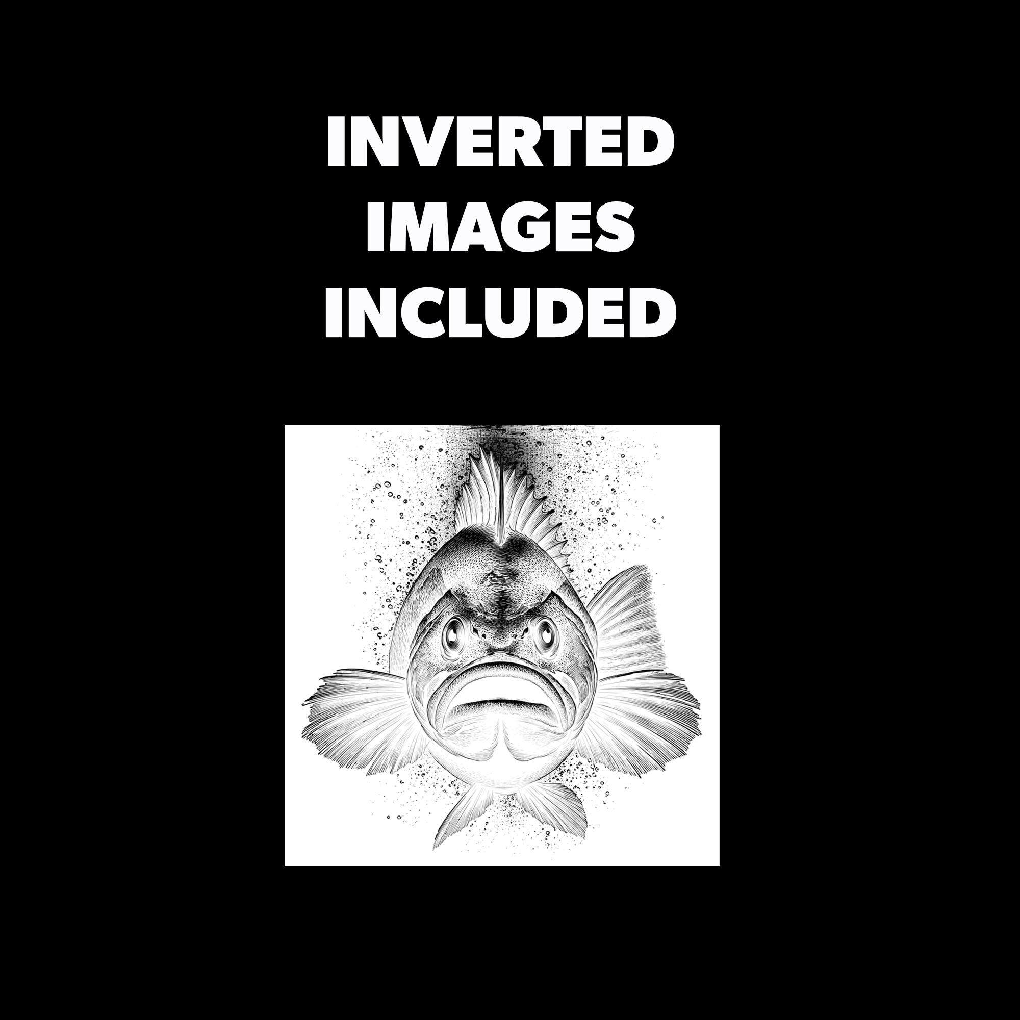 20 Fish, Aquatic Species Laser Engraving Designs for Slate Coasters ...