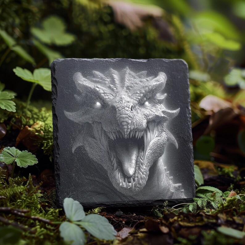 20 Mythical Beast Laser PNG | Stone Plaque Engraving Files | DND & RPG ...