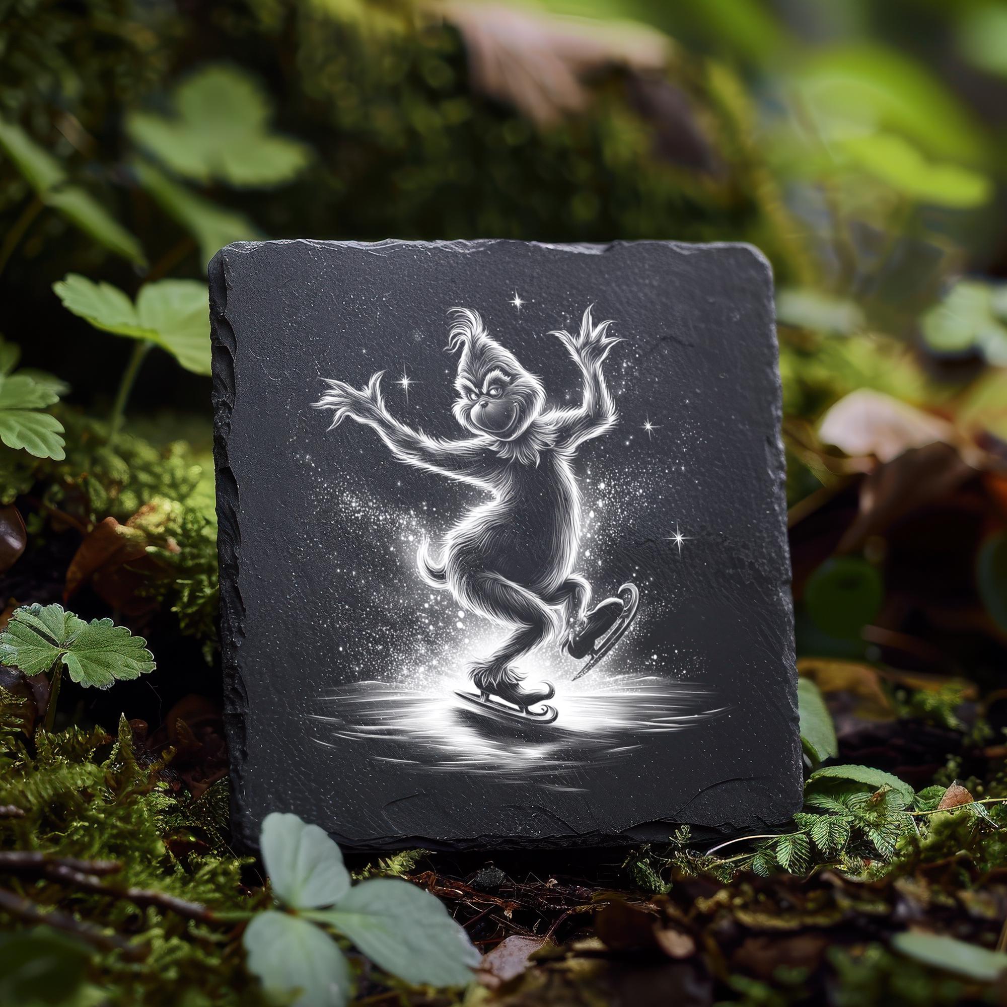 20 Grinch Coaster Designs Christmas Laser Files PNG Bundle for ...