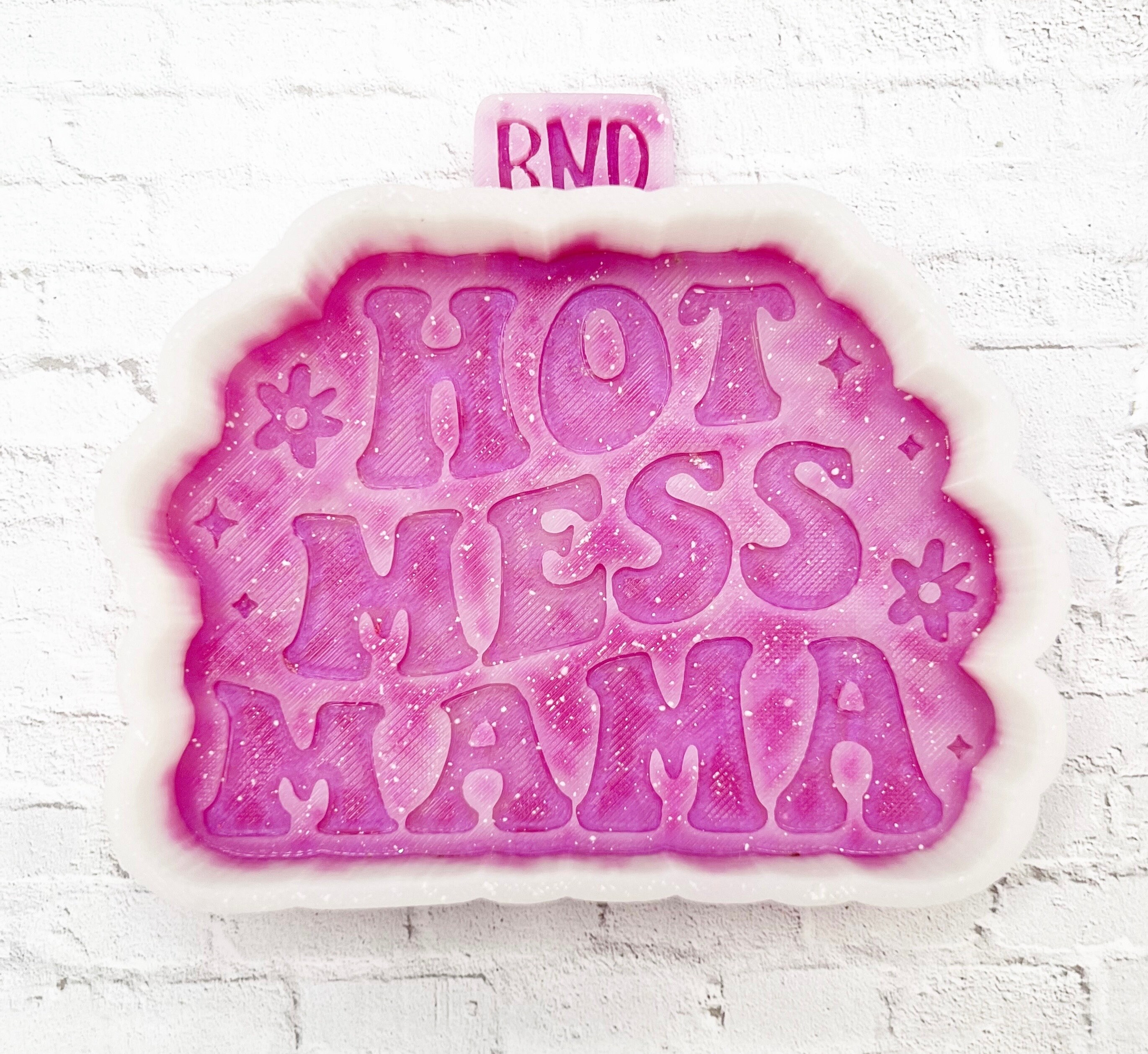 Hot Mess Mama Silicone Mold for Freshies, Candles, Aroma Beads, Freshie ...